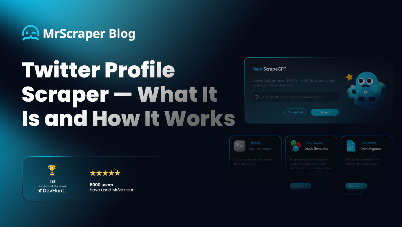 How to Scrape Twitter (X) Profiles with Python Using Playwright